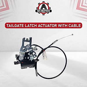Tailgate Latch Lock Actuator - Compatible with Toyota Sequoia 2001, 2002, 2003, 2004, 2005, 2006, 2007 - Replaces 69301-0C010, 64680-0C010, 931-861, 646800C010 - Integrated Liftgate Latch Assembly