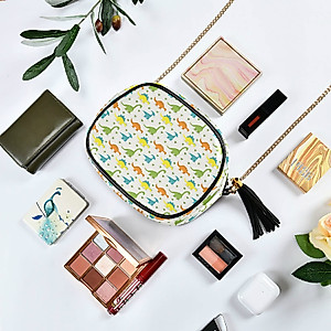 Jurassic Dinosaur Small Crossbody Shoulder Bag for Women,Cellphone Bags Card Holder Wallet Purse and Handbags