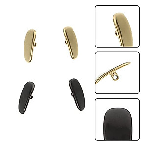 ARTIBETTER 2Pcs Eyeglass Nose Pads Titanium Eyeglass Nose Pads Glasses Nose Pad Replacement Anti Slip Nose Piece Glasses Repair Kit