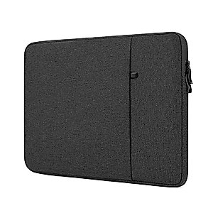 ProElife 13-Inch Laptop Sleeve Case for 2022 MacBook Air 13.6 inch with Apple M2 Chip & 2022 MacBook Pro 13.3 inch with Apple M2 Chip Accessory Traveling Carrying Canvas Bag Cover Simple Case (Black)