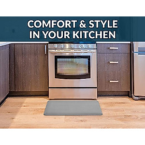 3/4 inch Anti Fatigue Floor Mat Extra Large 39" x 20", Thick Gray