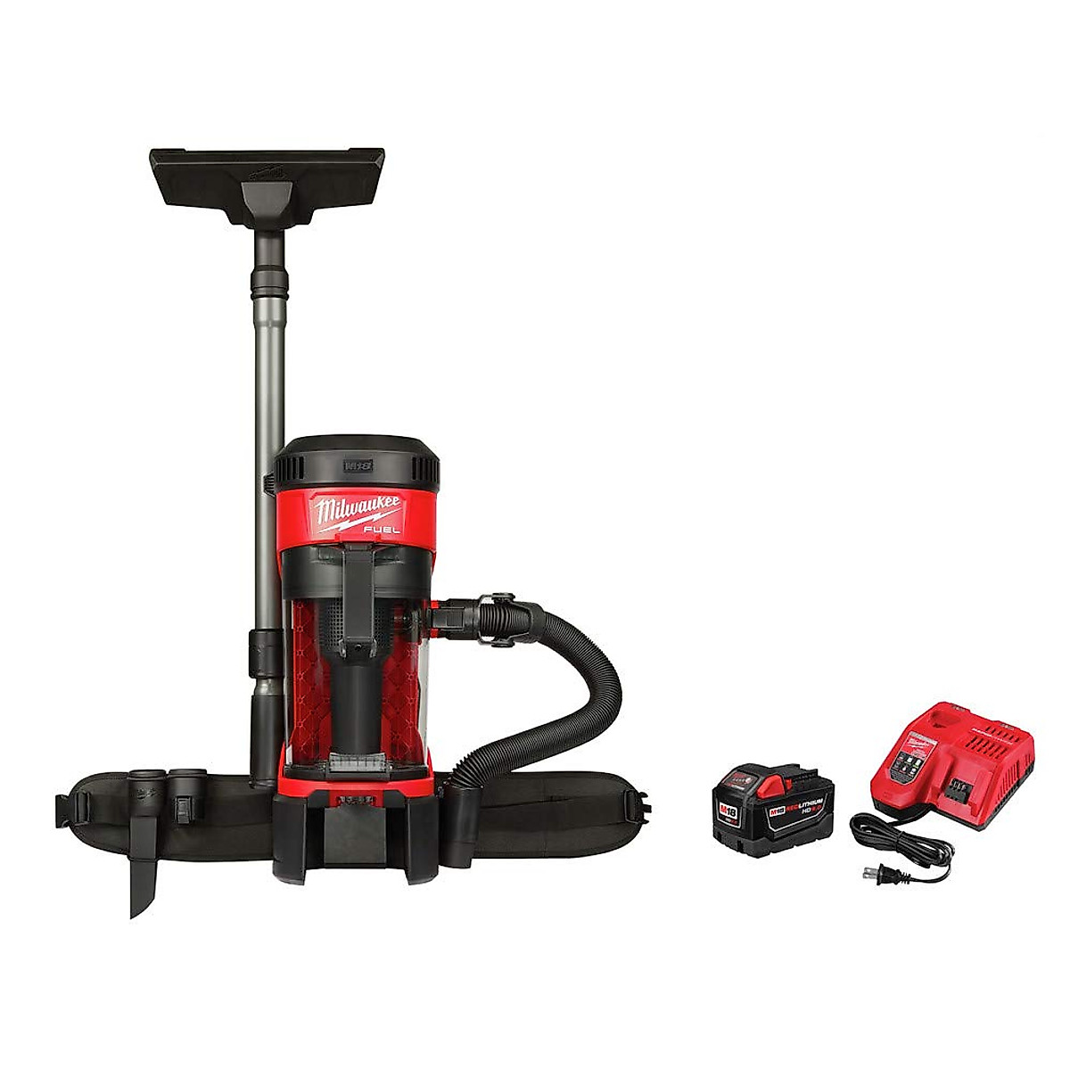 Milwaukee M18 Fuel 3-in-1 Lightweight Backpack, Red Black