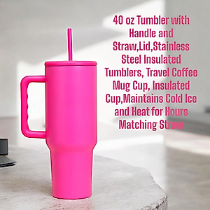 Kiki New York Tumbler with lid (Pink)