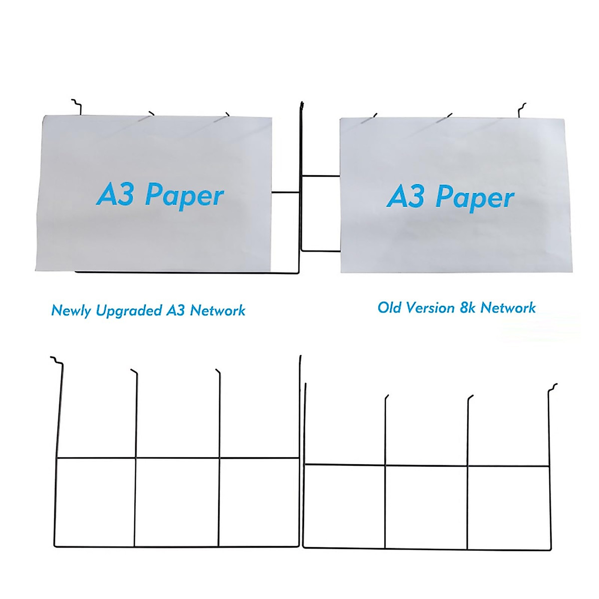 Art Drying Rack, Drawing Art Storage Rack All-Steel Double-Sided Wire Drying Rack,Suitable for Schools and Homes