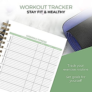 Academic Planner June 2023-April 2024 with Study Tips, Workout Tracker, Motivational Quotes, and Affirmations - Boost Your Productivity and Achieve Your Goals-Small Size