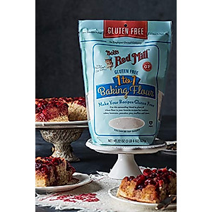 Bob's Red Mill Gluten Free 1-to-1 Baking Flour, 22-ounce (Pack of 4)