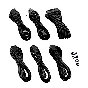 CableMod Pro ModMesh Sleeved Cable Extension Kit (Black)