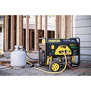 Champion Power Equipment 100231 6900/5500-Watt Dual Fuel Portable Generator with Wheel Kit