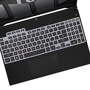 Keyboard Cover for ASUS TUF Gaming F15 FX507ZM/ZC FX507VU FA507UI/UV/UU, TUF Dash 15 FX517ZM, TUF A15 FA507UI/UV/UU, TUF A16 FA617NS/XS/XT FA607PI/PV, TUF F17 A17 FX707VV/VU/ZV/ZU FA707XI/XV/XU/NV