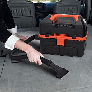 LIGO 20V Cordless Wet and Dry Vacuum Cleaner, 3 in 1 Design 2.64 Gallon Shop Vac with Blower Function- Includes 1 * 4.0 Ah Battery, HEPA&Foam Filters and Charger(Upgrade)