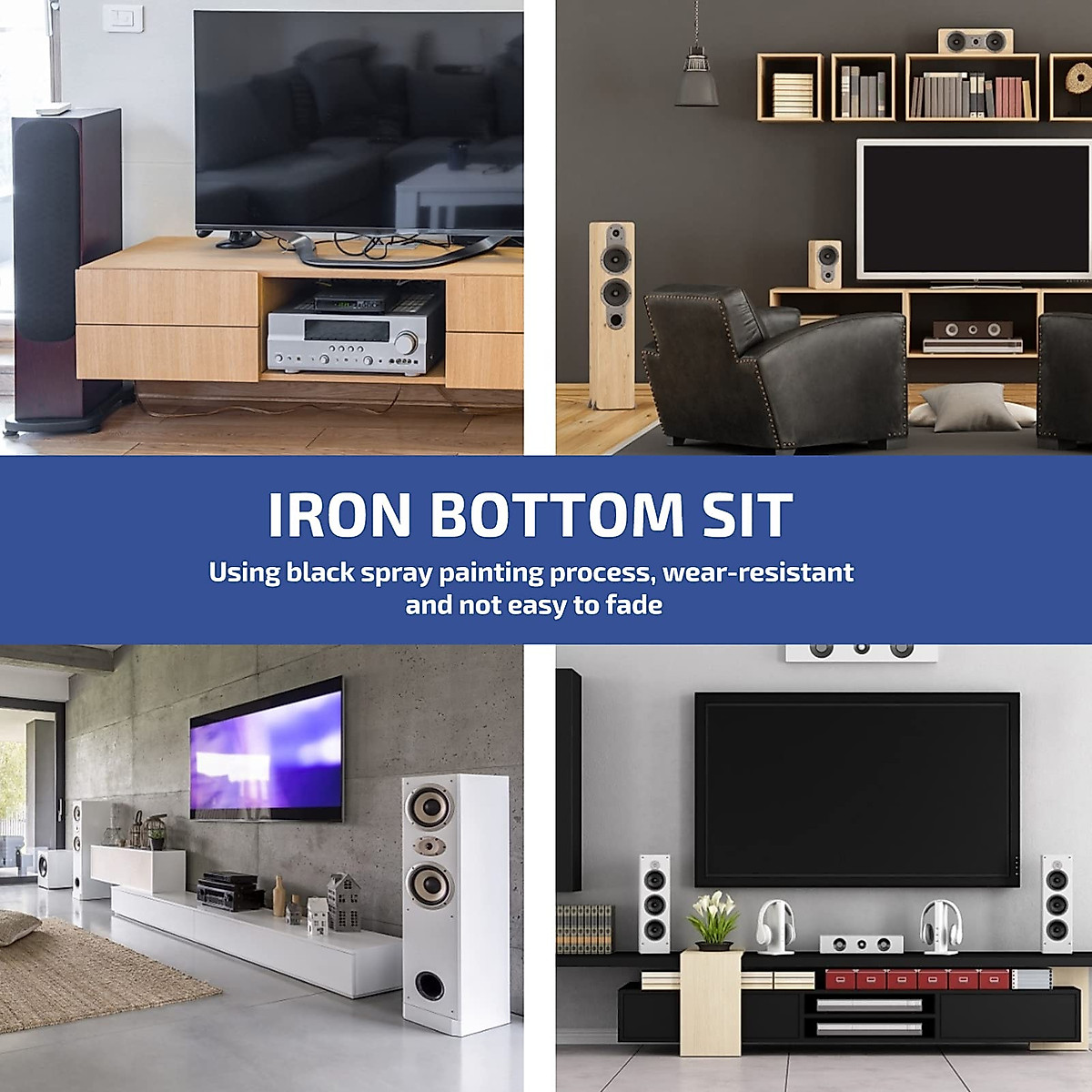 1 Pc Speaker Stage Seat Metal Speaker Bracket Iron Speaker Bracket Metal Speaker Stand Speaker Cabinet Pole Mount Iron Speaker Stand Speaker Holder Speaker Base Speaker Stand Mount