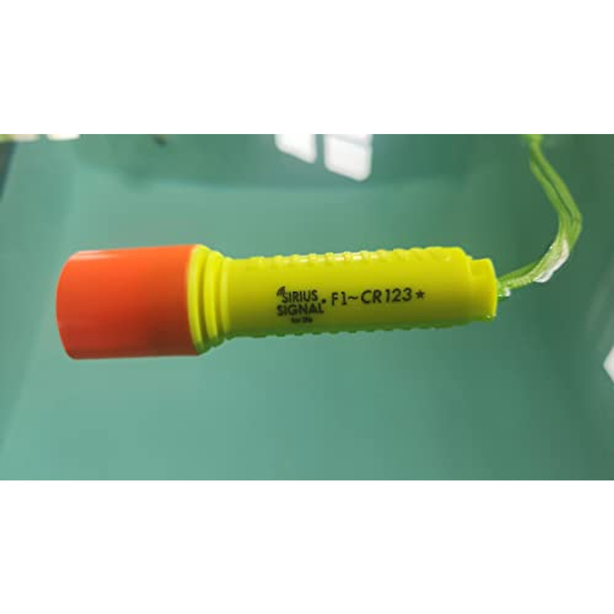 Sirius Signal F1-CR123 80 Lumen Floating IP68 Waterproof LED Flashlight with Lanyard