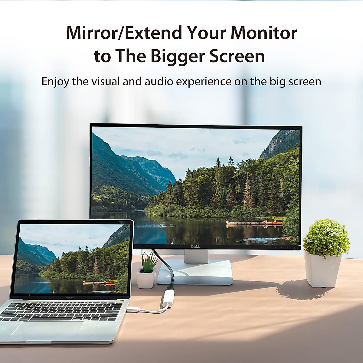 j5create USB to HDMI Multi-Monitor Adapter Supports 1080p 2048 x 1152 @ 32 bits | USB 3.0 with 2.0 Support | Adapter is Compatible with Both Mac & Windows (JUA254)