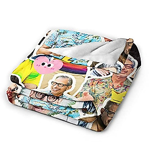 Blankets Jeff Goldblum Soft and Comfortable Warm Fleece Throw Blankets Yoga Blankets Beach Blanket Picnic Blankets for Sofa Bed Camping Travel