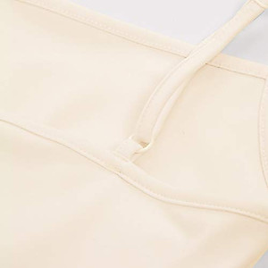 GRACE KARIN Women's Spaghetti Strap Petticoat A-Line Midi Tutu Tulle Prom Dresses for Party (Champagne,XL)