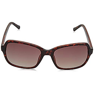 Fossil Women's Female Sunglass Style FOS 3095/S Oval, Dark Havana, 54mm, 18mm