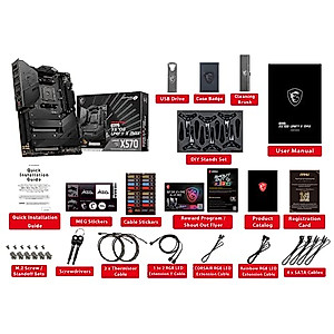 MSI MEG X570S Unify-X MAX Gaming Motherboard (ATX, AMD, Socket AM4. DDR4, PCIe 4, CFX, M.2 Slots, Wi-Fi 6E)