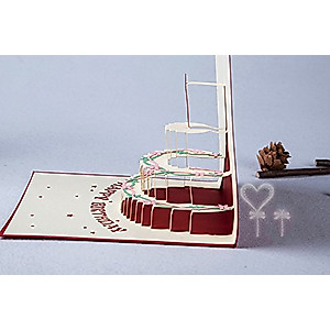 Happy Birthday Cake Pop Up Greeting Card