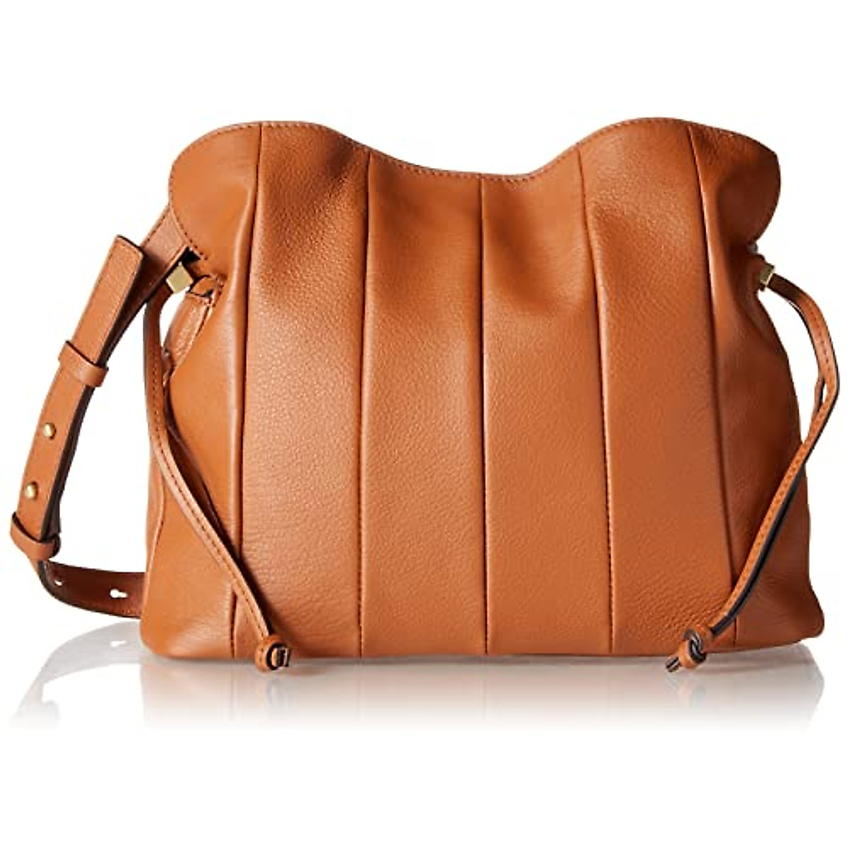 Vince Camuto womens Dario Crossbody, Warm Caramel, One Size US