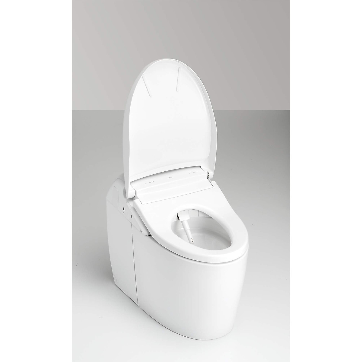 TOTO MS988CUMFG#01 NEOREST RH Dual Flush 1.0 or 0.8 GPF Toilet with Intergeated Bidet Seat and EWATER White-MS988CUMFG, Cotton White