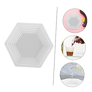 1pc Epoxy Mold Silcone Molds Ladder Tray Molds for Resin Silicone Coasters Resin Tray Soap Dish Handmade Craft Mould White Silica Gel Manual Resin Bowl Ornament Tray
