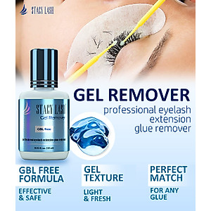 Lash Remover for Lash Extensions by Stacy Lash (0.51 fl.oz / 15 ml) Eyelash Extension Remover / 60 Sec Dissolution Lash Glue Remover/Professional Eyelash Remover for Extensions/Lash Tech Supplies