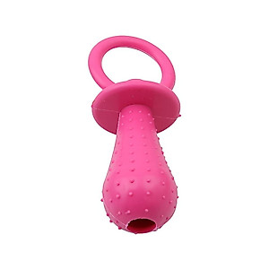Nipple Shape Dog Cat Chew Toy Pet Dental Bell Toy Small,Color Random Clever