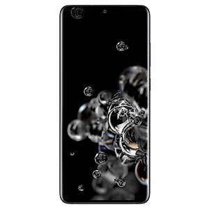 Samsung Galaxy S20 Ultra 5G SM-G988B/DS, 5G, International Version (No US Warranty), 128GB 12GB RAM, Cosmic Black - GSM Unlocked