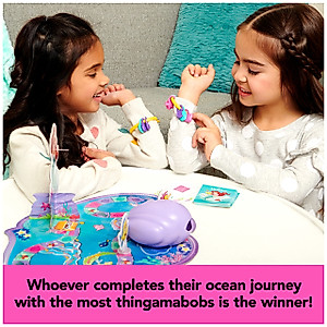 Disney Princess, Charming Sea Adventure Board Game Little Mermaid Toys Featuring Ariel & Friends Fun Game for Family Game Night, for Kids Ages 4 and Up