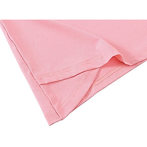 BGOWATU Women's Golf Polo T-Shirts Sleeveless V Neck Collarless Tennis Shirts UV Protection Quick Dry Lightweight Pink L