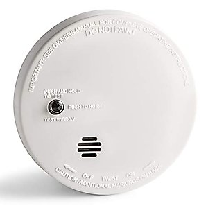 Kidde Fire Sentry Smoke Detector, 9V Battery Powered Smoke Alarm, 4 Inch Compact Design