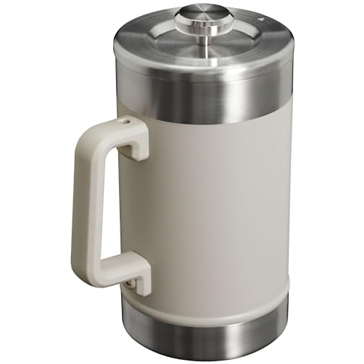 Stanley Classic Stay-Hot French Press Coffee Maker 48 oz | 5 Minute Brew, 4 Hours Hot | Mesh Filter for Coffee Grounds | Insulated Stainless Steel French Press | BPA-Free | Ash.