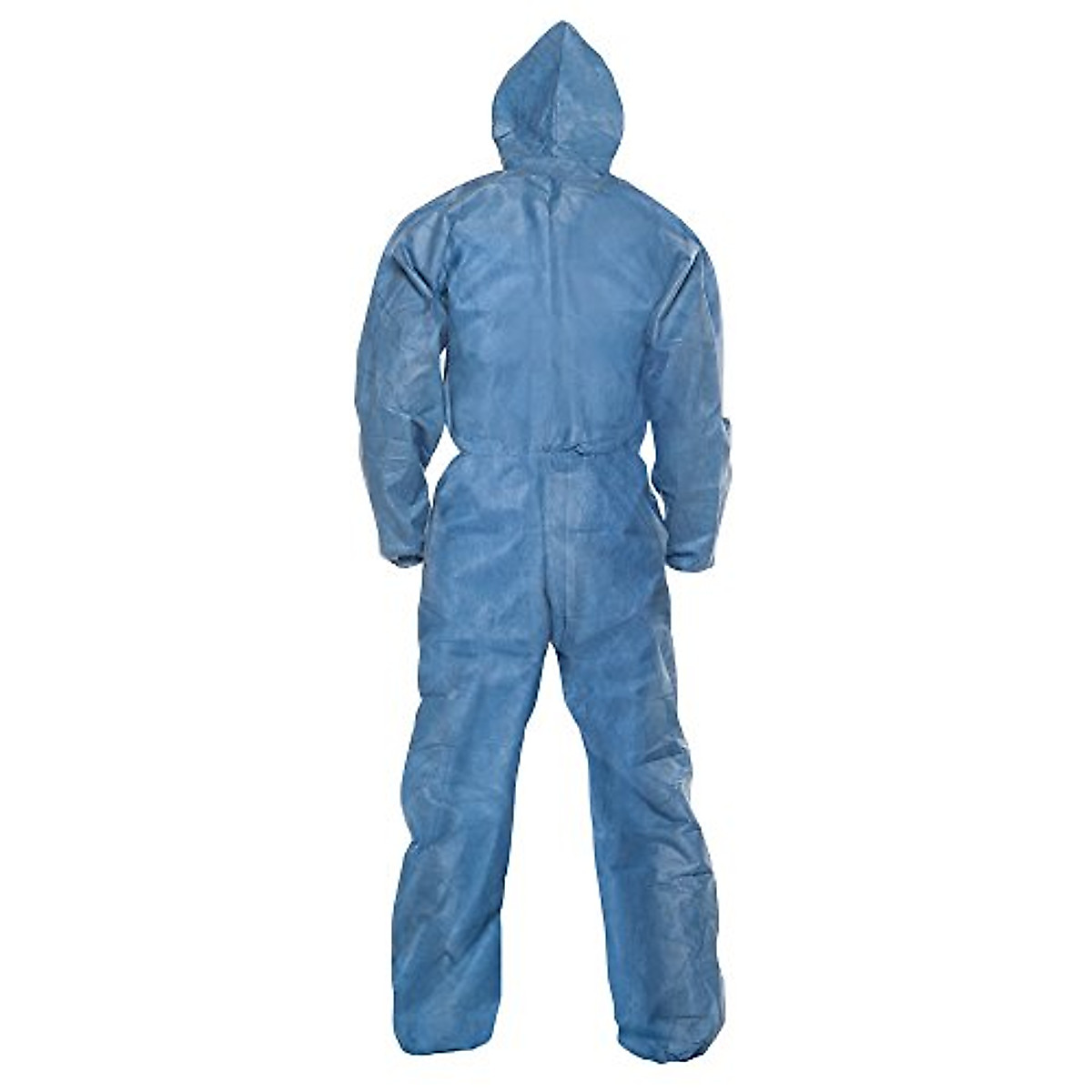 Kleenguard A20 Breathable Particle Protection Hooded Coveralls (58517), REFLEX Design, Zip Front, Elastic Wrists & Ankles, Blue Denim, 4XL, 20 / Case