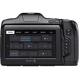 Pixel Hub Blackmagic Design Pocket Cinema Camera 6K Pro Canon EF - Essential Bundle Includes: Extra Battery, Sandisk Extreme Pro 128GB SD, Memory Card Reader, Memory Card Wallet and Cleaning Kit