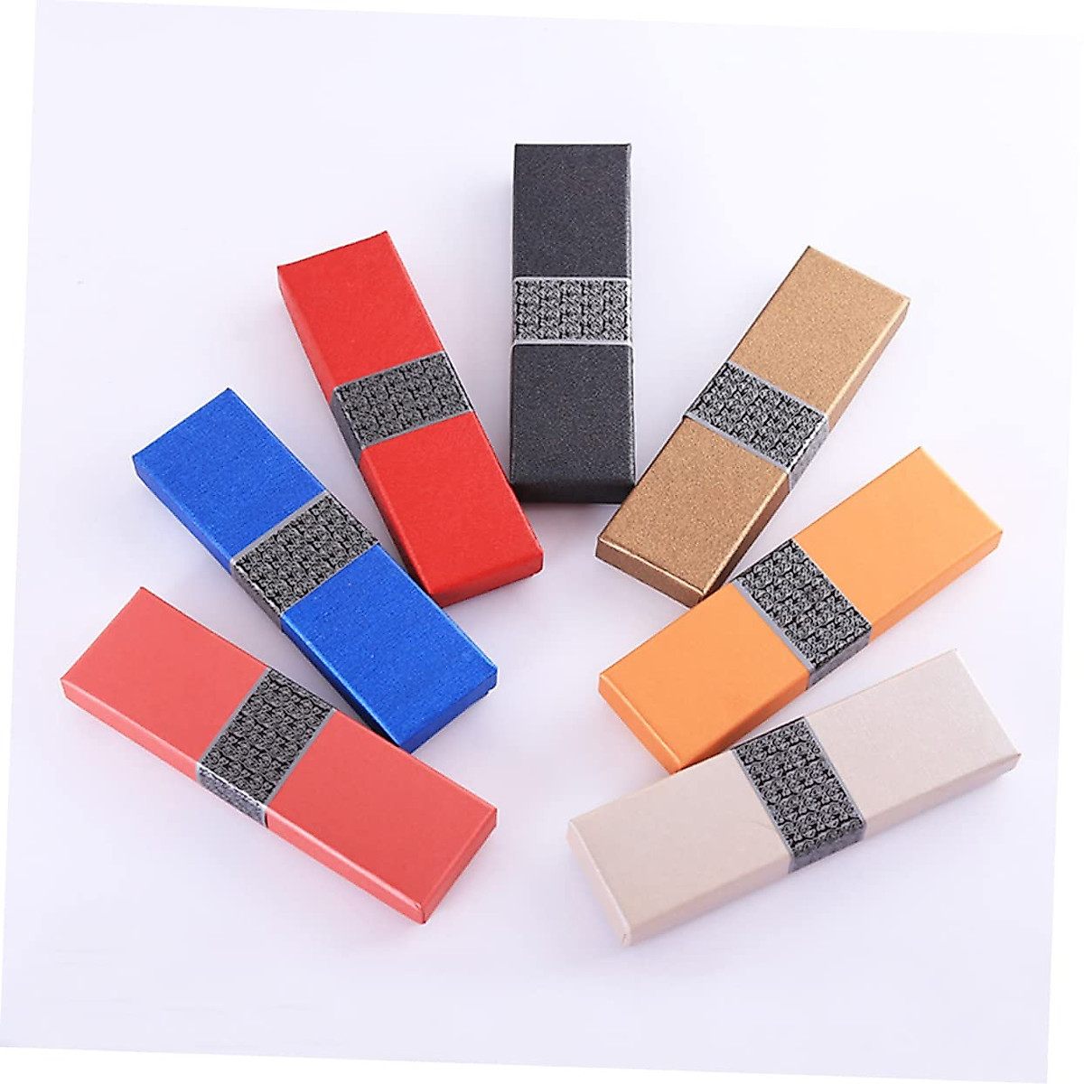 SEWACC 12 Pcs Black Colored Pencils Table Candle Holder Crayon Container Desk Containers Containers Fountain Pen Case Pen Pouch Makeup Containers Office Dining Table Packing Box