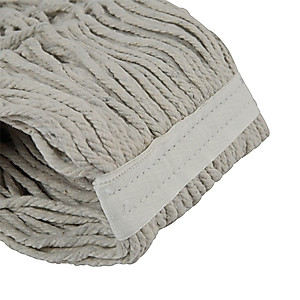 Boardwalk BWKCM02024S #24 Banded Cotton Mop Heads - White (12/Carton)