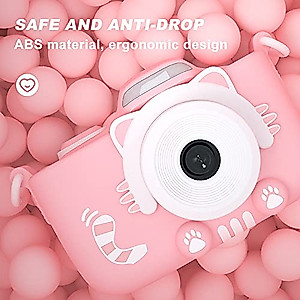 PUSOKEI High Definition Camera, Mini Cartoon Camera, Comfortable Visual Experience, for Recording