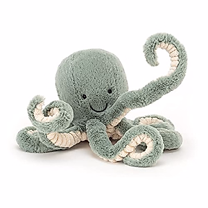 Jellycat Odyssey Octopus Stuffed Animal, Little 10.5 inches | Ocean and Sea Plush Toy | Classic Children's Gift