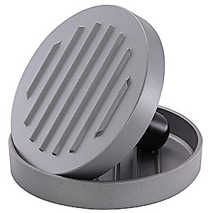OVOS Burger Press Hamburger Press Patty Maker Non-Stick Aluminum Patty Press with 100 Free Patty Papers BPA Free