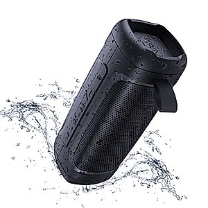DOSS Bluetooth Speaker, Portable Wireless Bluetooth Speaker with 24W Powerful Sound, Rich Bass, IPX6 Waterproof, Wireless Stereo Pairing, 20H Playtime, Waterproof Speaker for Outdoor and Travel