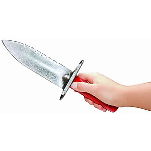 A.M. Leonard Offset Blade Soil Knife & Sheath – Hori Hori w/ 7-Inch Blade
