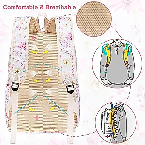 CAMTOP School Backpack for Girls Boys Teens Bookbag Set Tie Dye Kids Backpack 3 In 1,School Bags with Lunch Box Pencil Case