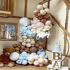 KIZZHISI Rose Gold Balloons 171 Pack 4D Gold and Latex Olive Green Balloons Arch Garland Kit (Apricot)for Baby Shower Wedding Birthday Graduation Anniversary Bachelorette Party Background Decorations