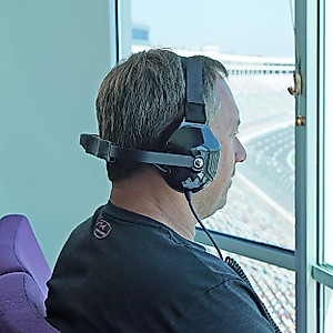 Race Day Electronics Behind Head Earphones/Headphones Headset for Racing Scanners