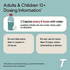 Tylenol 8 Hour Muscle Aches & Pain Acetaminophen Tablets for Muscle & Back Pain, 24 Count