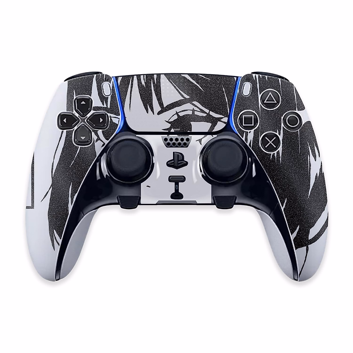 MightySkins Glossy Glitter Skin Compatible with PS5 DualSense Edge Controller - Close Your Eyes | Protective Durable High-Gloss Glitter Finish | Easy to Apply & Change Styles | Made in The USA