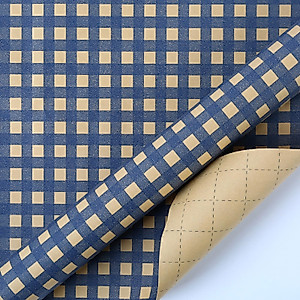 Gift Wrapping Paper Happy Birthday, 6 Geometric Pattern for Men's Gift Wrap, 12 Sheets Pre-cut Man Gift Wrapping Paper, 19.7 X 27.6 Inch， Folded Package, Not rolled