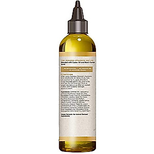 Carol’s Daughter Goddess Strength 7 Oil Blend Scalp & Hair Treatment Oil to Strengthen & Lengthen Curls – with Castor Oil, Olive Oil, Jojoba Oil - For Wavy, Curly, Coily, Natural Hair, 4.2 fl oz