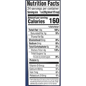 Fisher Chef's Naturals Unsalted Sliced Almonds 24oz (Pack of 1), Raw Nuts Perfect for Cooking, Baking & Snacking, Vegan Protein, Keto Snack, Gluten Free