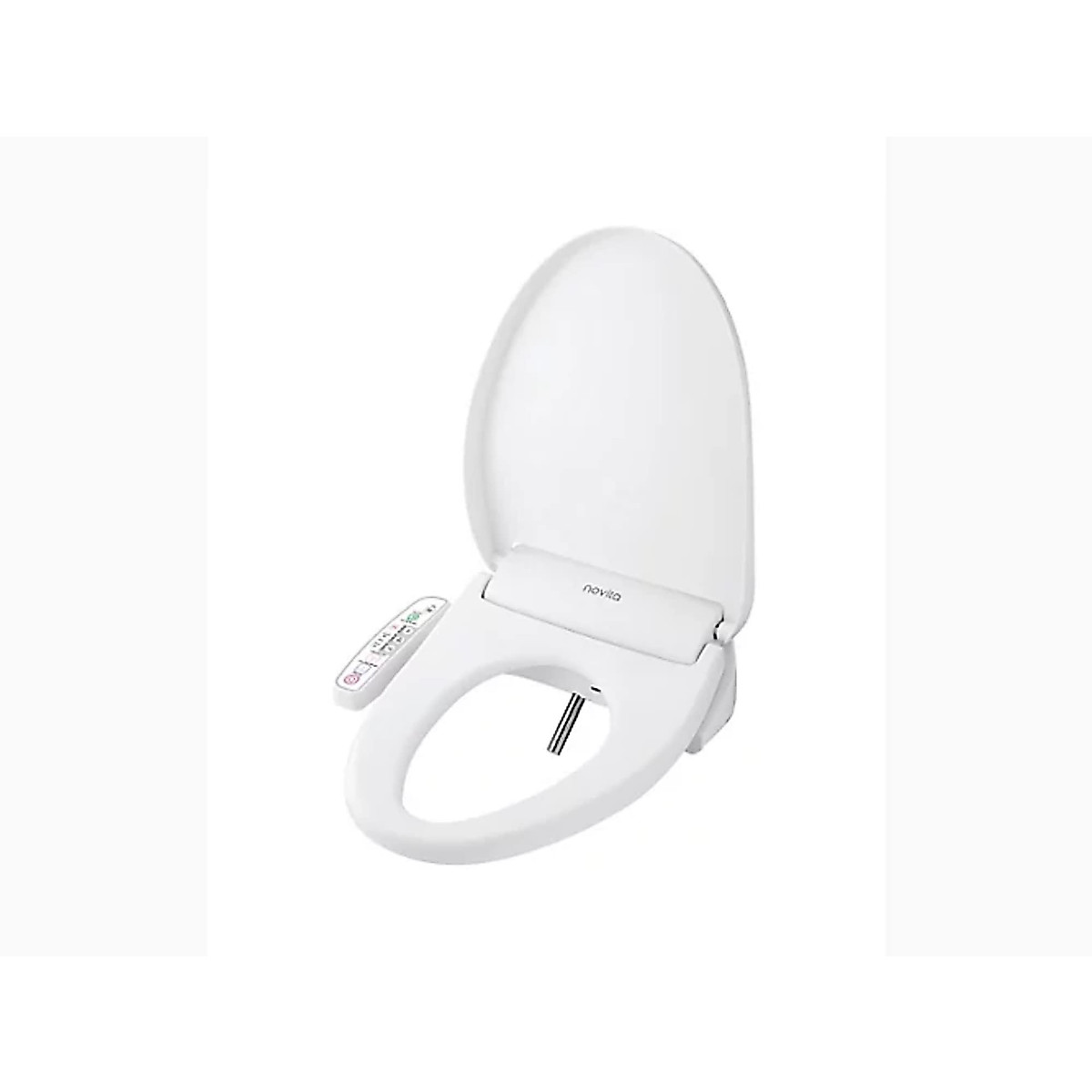KOHLER BN330-N0 Novita Electric Bidet Toliet Seat, Elongated Heated Bidet Warm Water Bidet with Dryer, Bidets for Existing Toilets, White